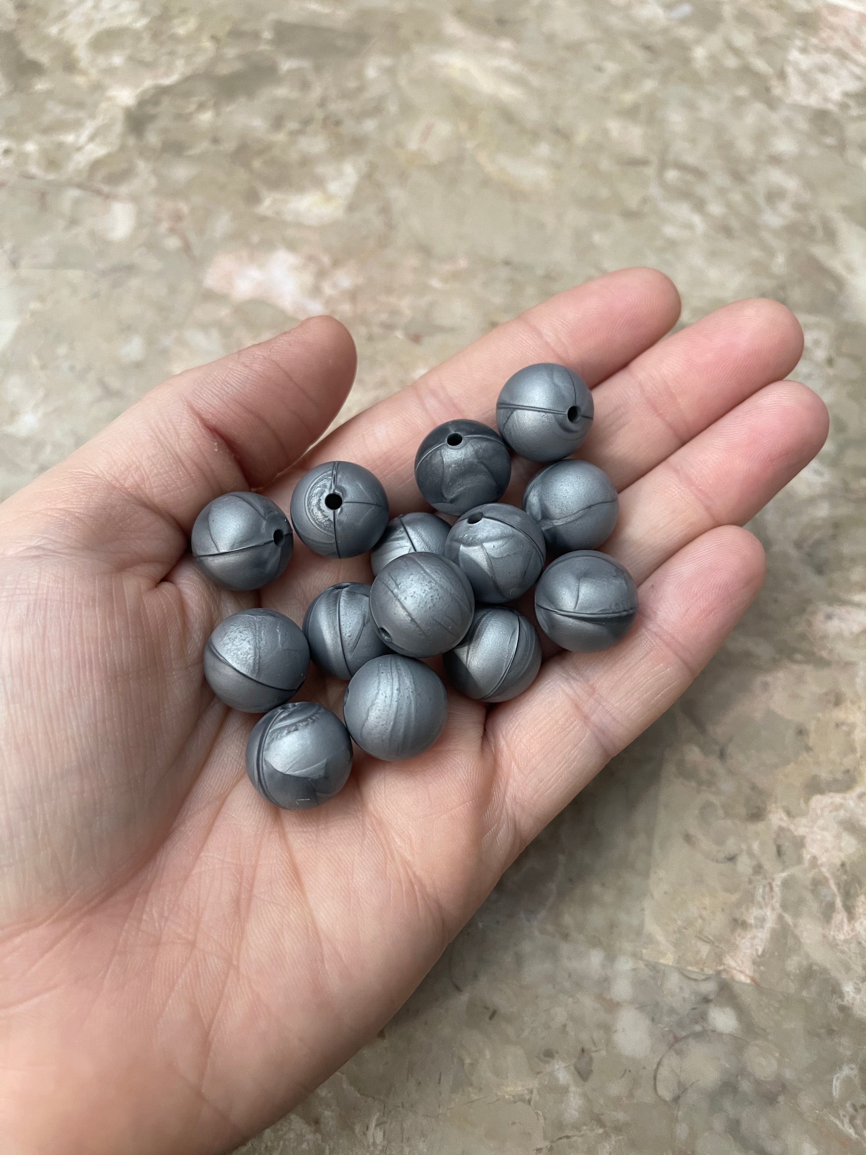 #12 Solid Metal Silver – Delilica